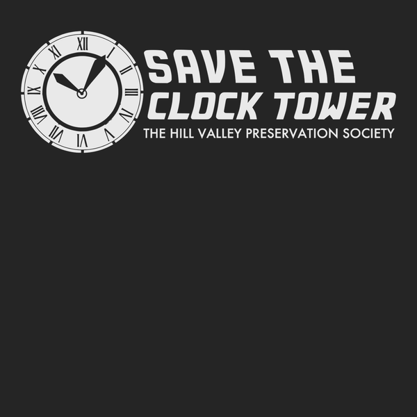Save The Clock Tower T-shirt Tees Back To The Future - Mens - T-shirt ...