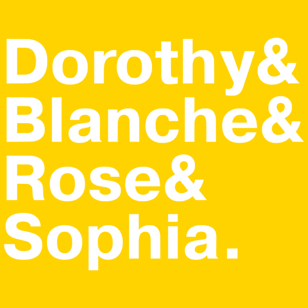 Golden Girls Names T-shirt Tees Front Page - Funny - Names - t - T ...